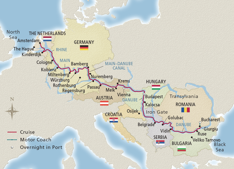 European Sojourn 2023 - Amsterdam-Bucharest River Cruise